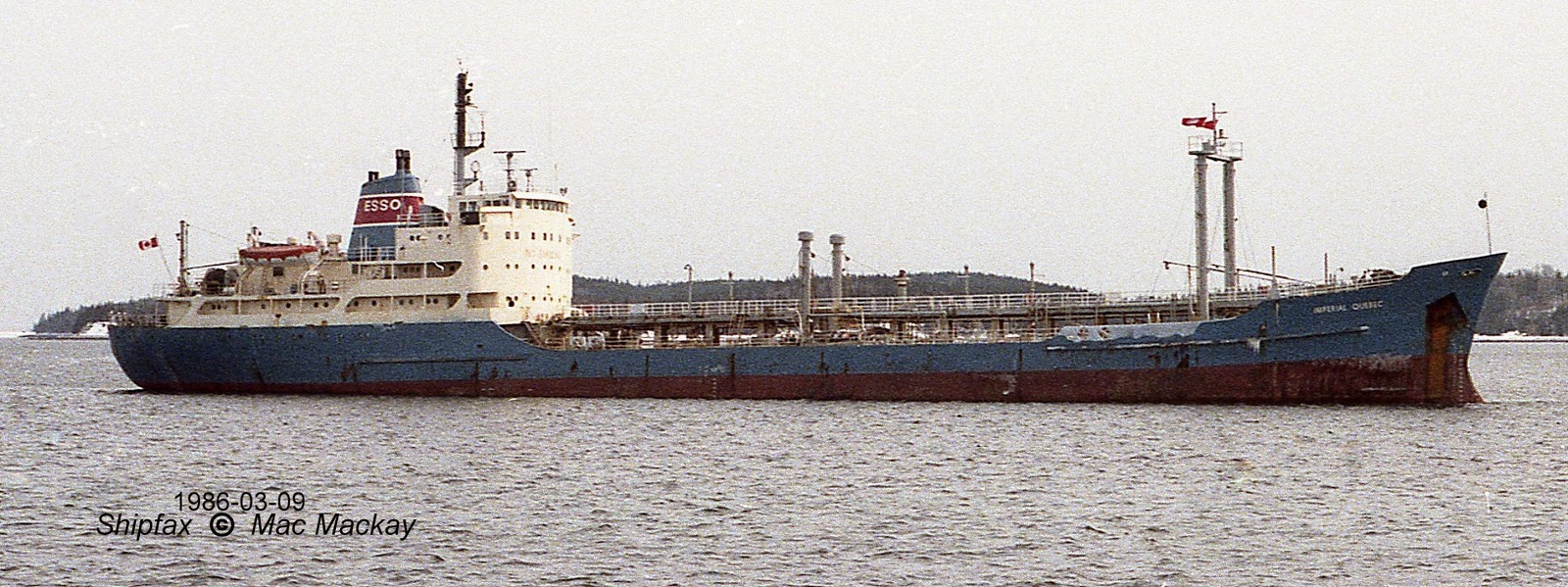 Shipfax: Imperial Oil Tankers - Part 1 - Imperial Quebec