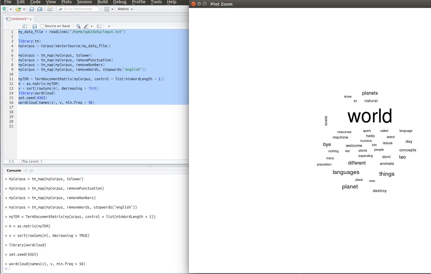 LINUX & HPC : Advanced Large Scale Computing at a Glance !: Text Mining ...