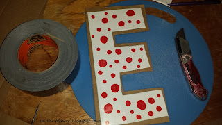 DIY Craft: Cardboard EAT Sign for Your Kitchen