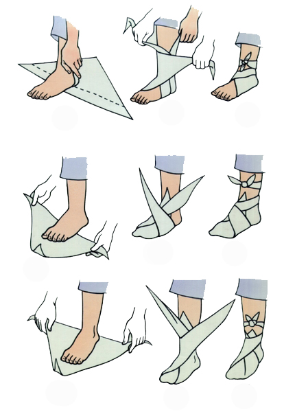 ATENSALUD: Enfermaría Geriátrica y Sociosanitaria: Vendajes Triangulares