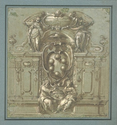 Spencer Alley: Drawings - Emblematic, Allegorical, Mythological, Heraldic