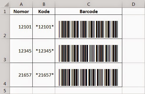 Cara Membuat Barcode dengan Excel | TUTORIAL EXCEL
