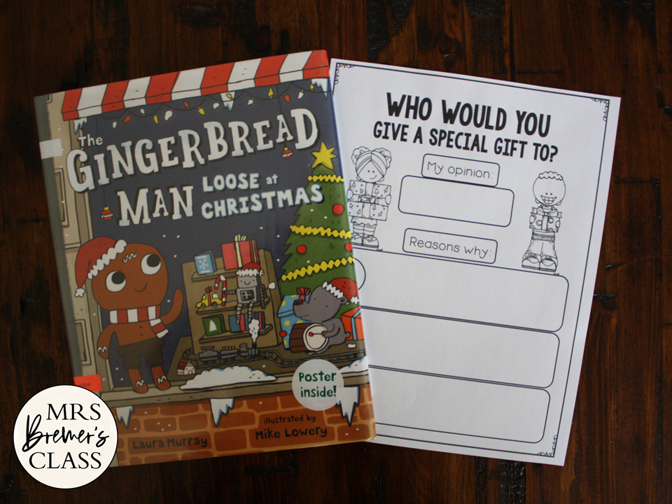The Gingerbread Man Loose at Christmas | Book Activities and Craftivity ...
