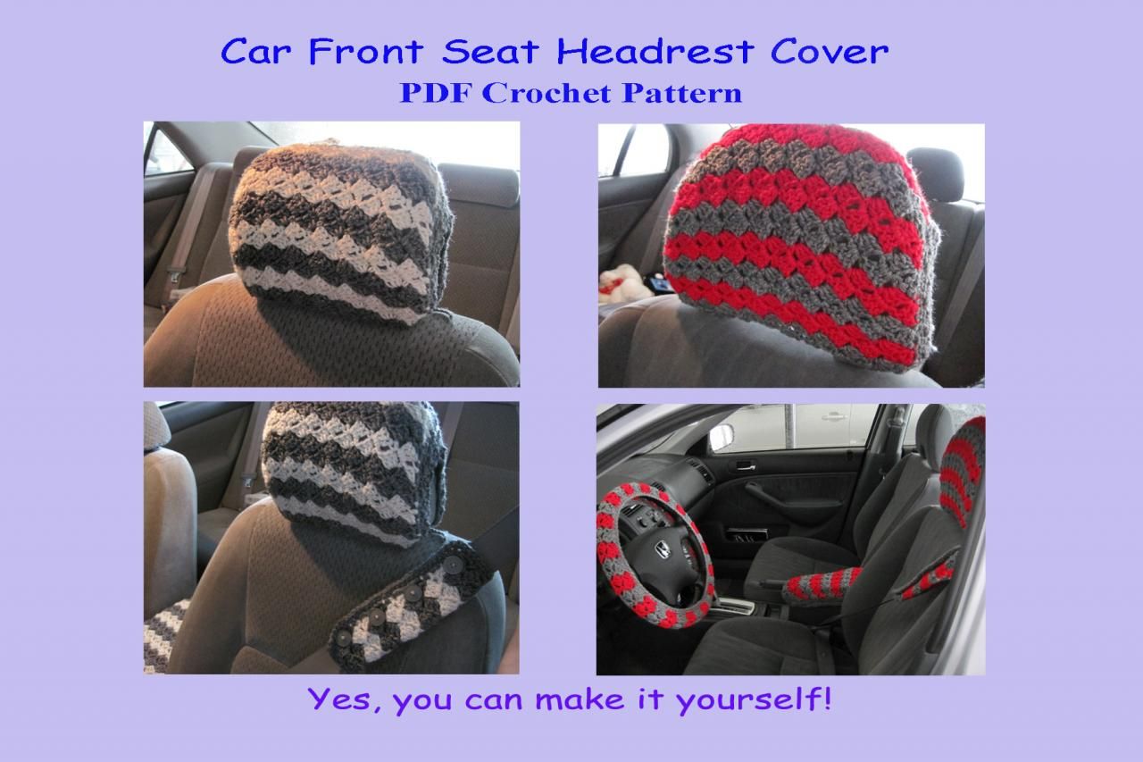 Car Headrest Crochet Pattern - Ovie Media