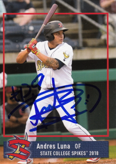 Daily Autograph: Andres Luna