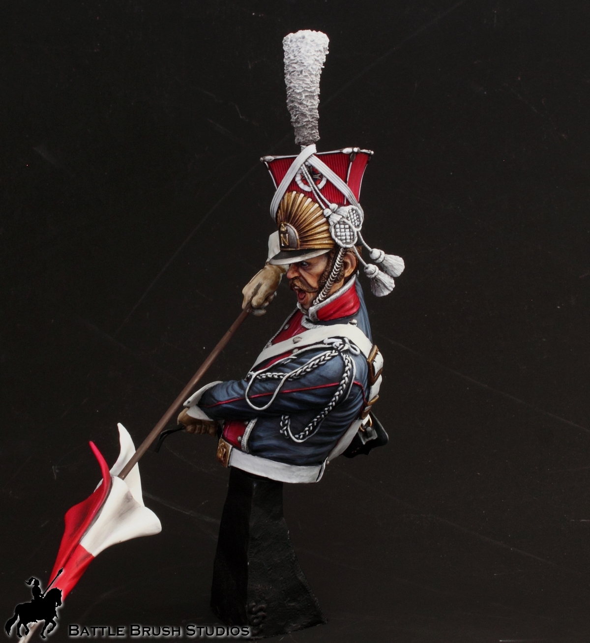 Battle Brush Studios: Showcase: Polish Lancer 200mm Bust