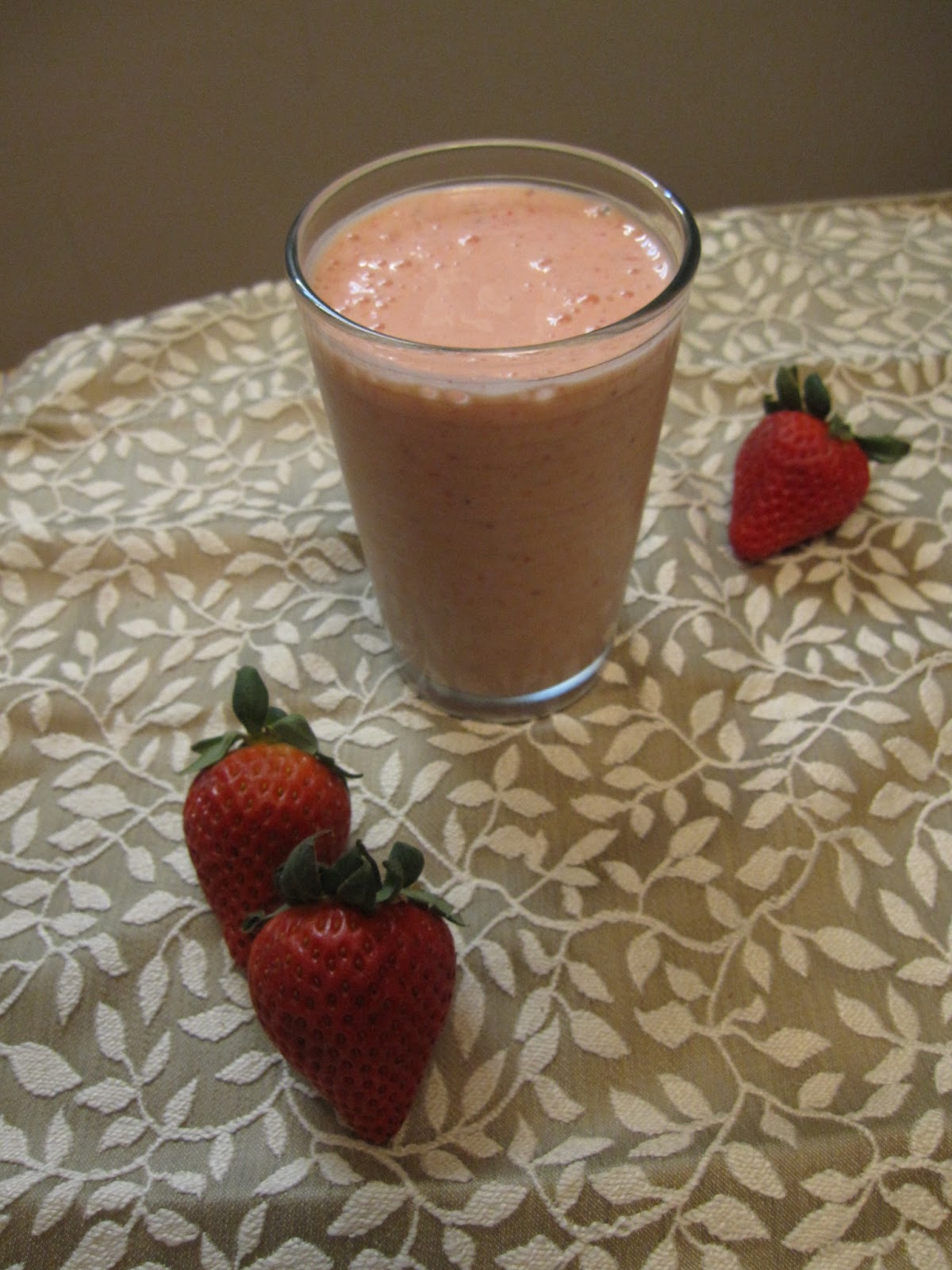 Strawberry Mango Peach Smoothie | A Taste of Madness