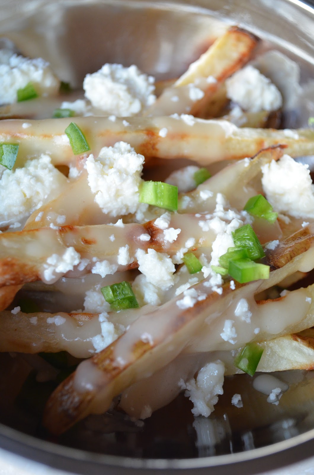 iron stef: poutine with bacon jalapeno gravy
