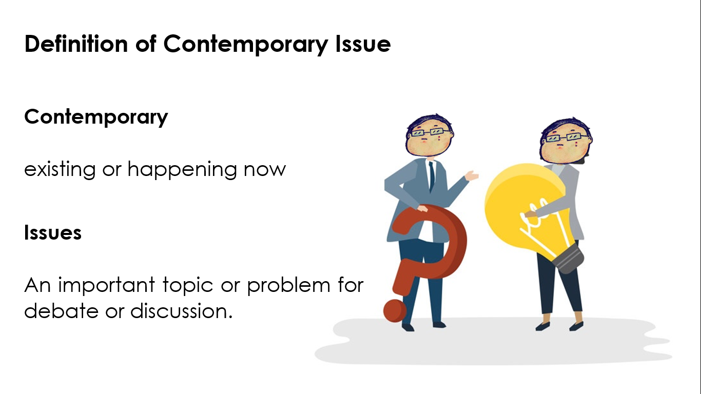 Contemporary Issues - The Importance of Contemporary Issue