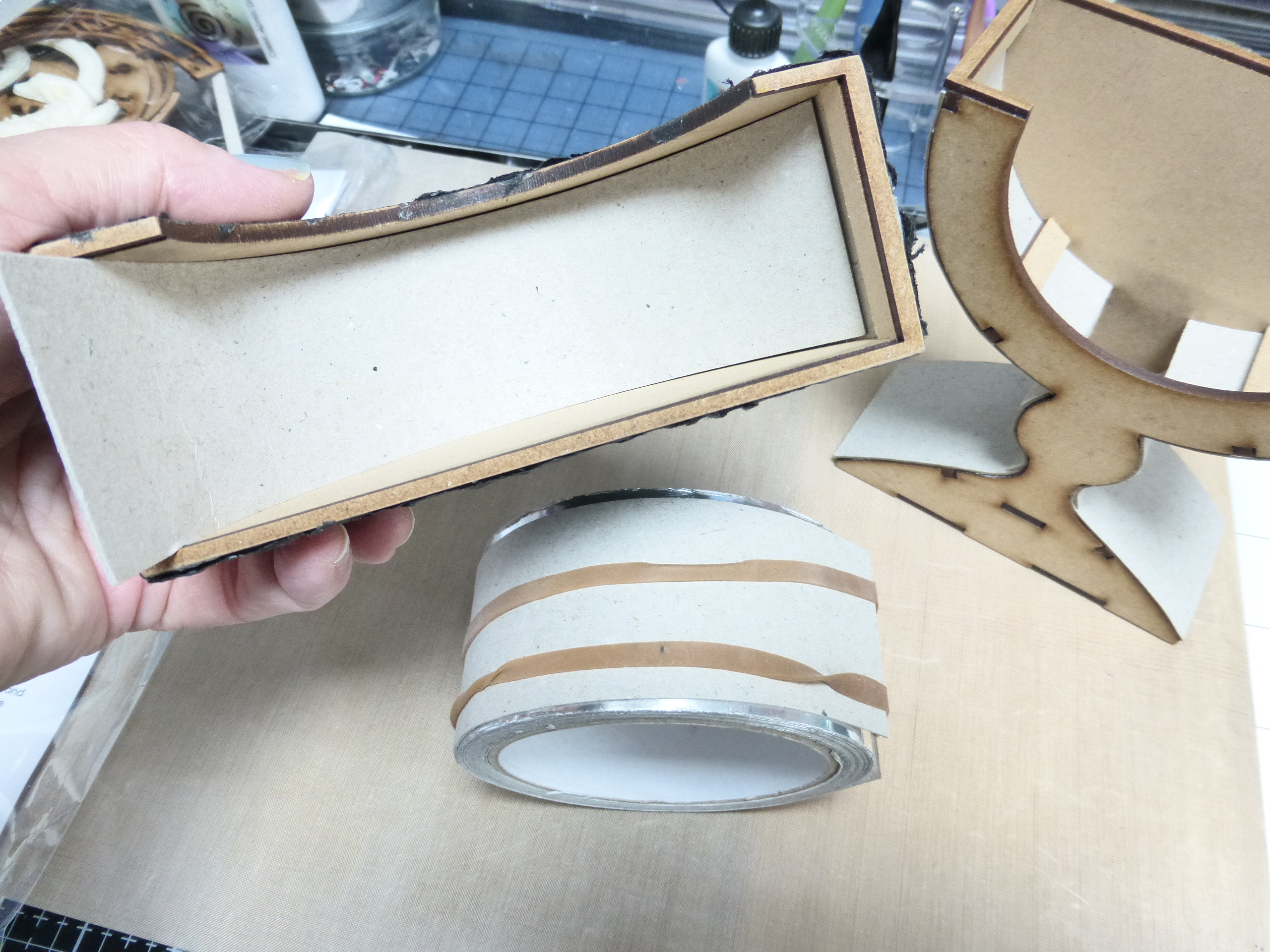 Felix the Crafty Cat: What no Masterboard! It's an MDF project today.