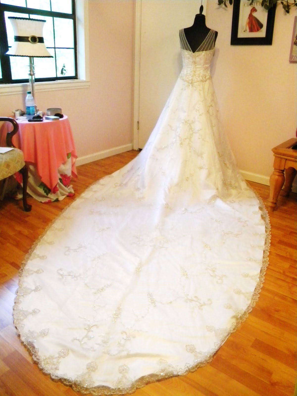 Elegant Designs by CandiceLouise: That's A Lot of Bustle!!!
