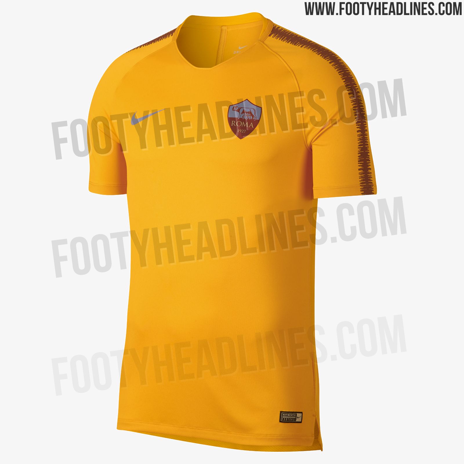 Nike AS Roma 18-19 Champions League Training + Pre-Match Shirts ...