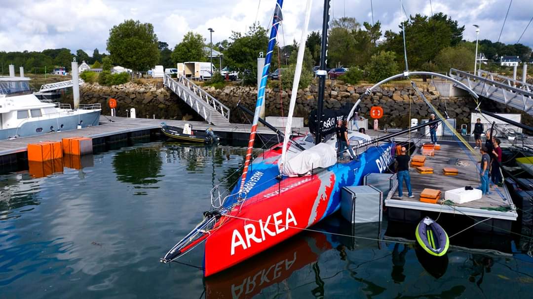 Foil nouvelle version installé, l'IMOCA Arkea Paprec repart en ...