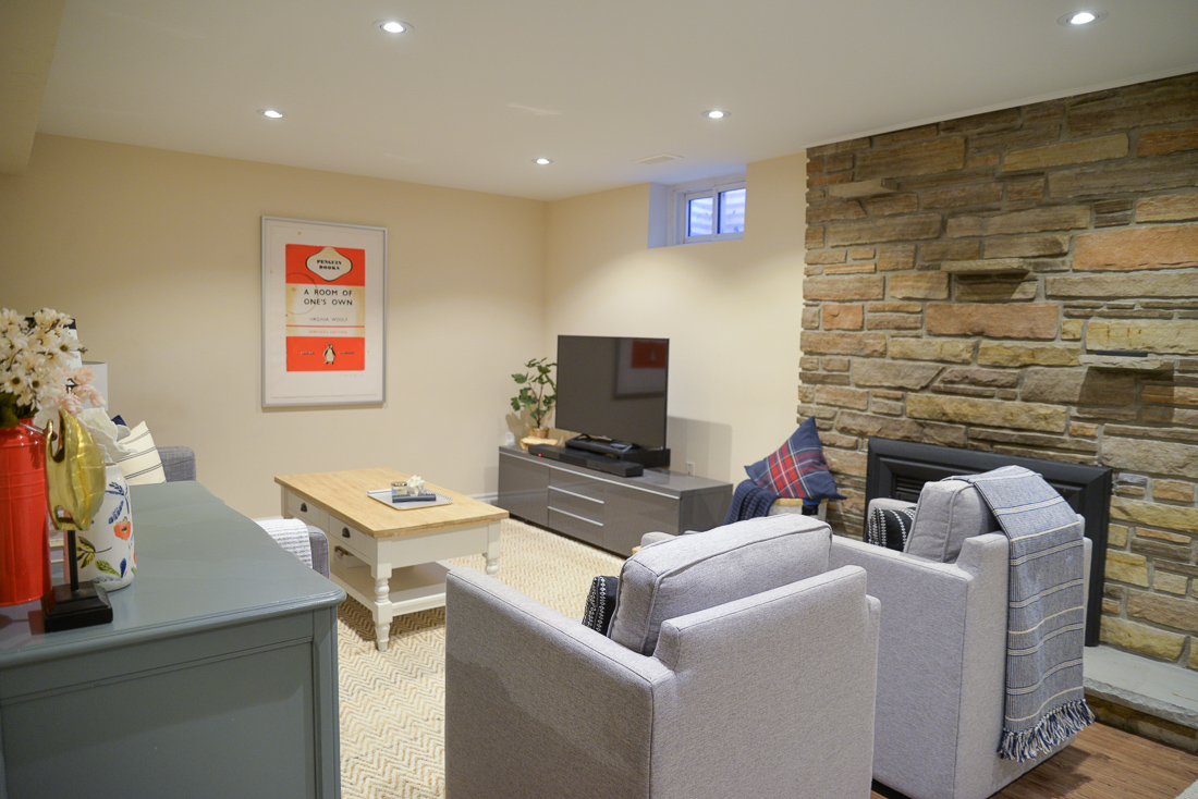 A Basement Refresh - Rambling Renovators