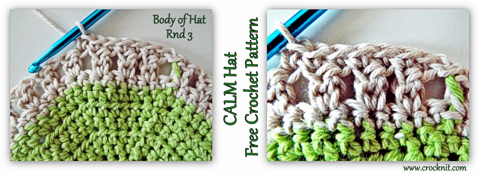 MICROCKNIT CREATIONS: SLEEP Hats Free Crochet Pattern #4 CALM HAT