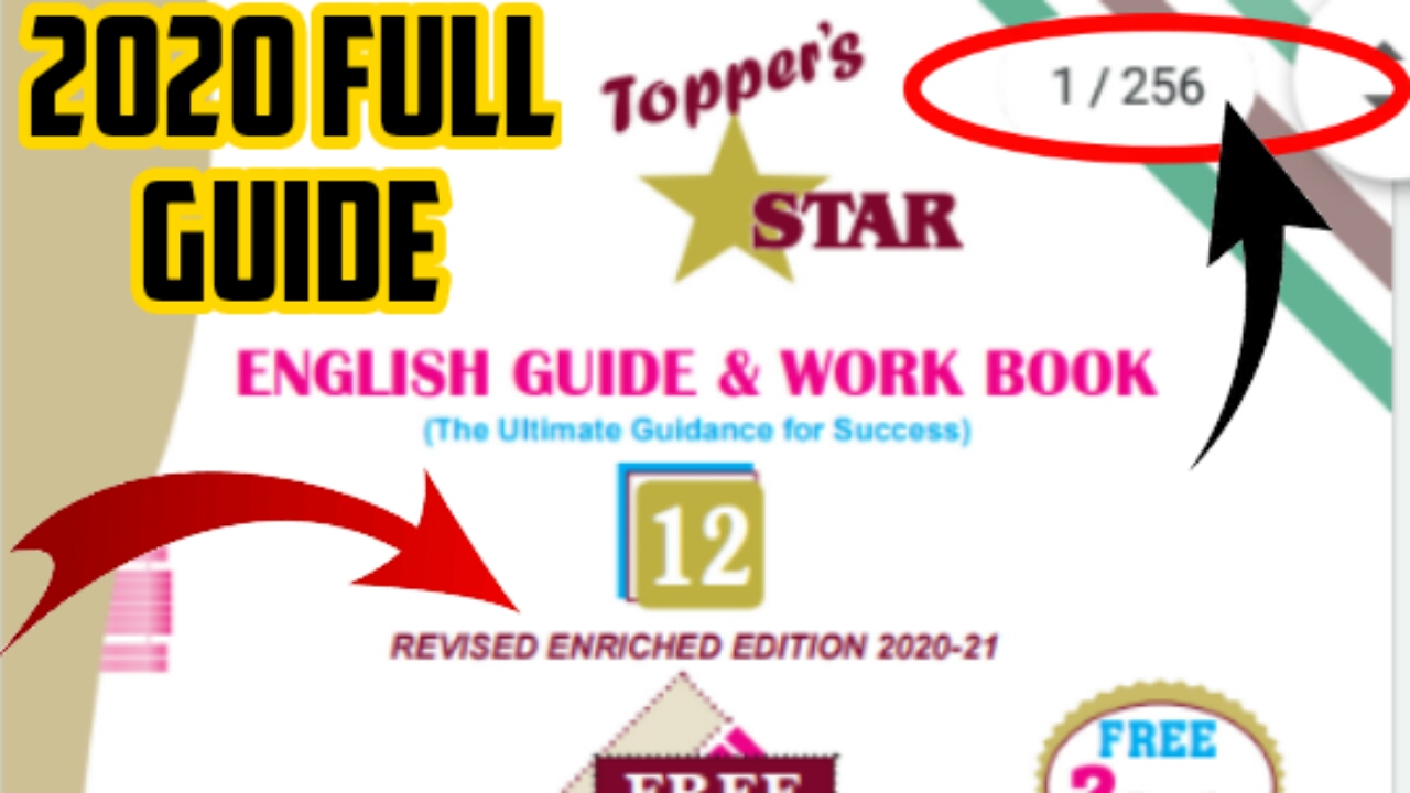 12th Standard English Full Guide 2020 Edition Topper Star