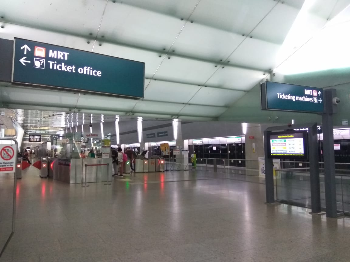 Cara Naik MRT dari Terminal 4 Changi Singapura