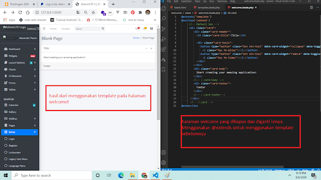 Cara Mudah Memasang Template Bootstrap di Laravel - Sahretech