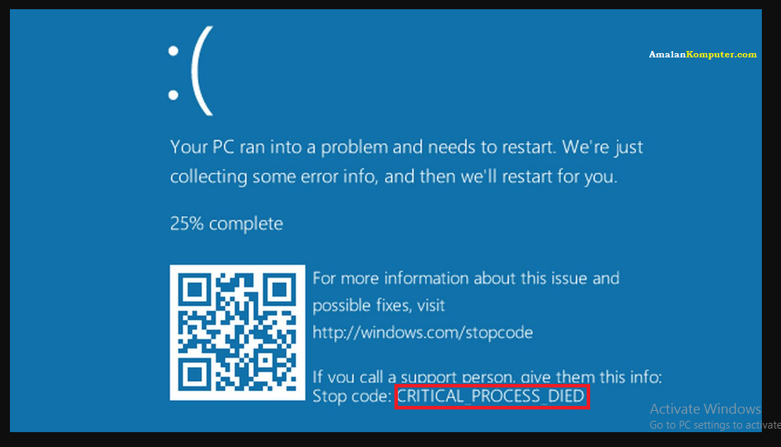 Cara mengatasi Critical process died windows 10 dan 8.1 - Trik/Tips ...