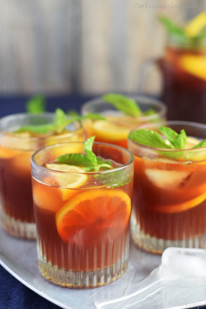 Lemon Iced Tea - Cooking With Sapana