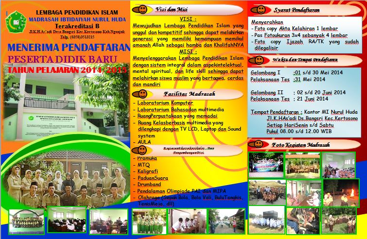 Contoh Brosur PPDB Terbaru (Mudah Diedit: Word) - Elearning Web Guru