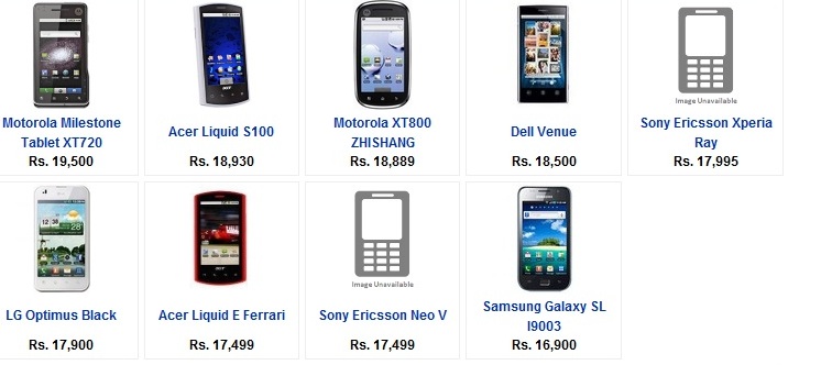 Android Phones Price List ~ Event World
