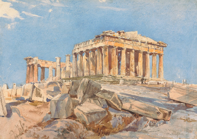 Spencer Alley: Picturesque Athens - Painted Views - Nineteenth Century