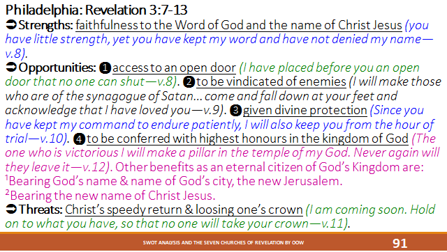 teach7g-education@CORNERSTONE MINISTRIES: SWOT ANALYSIS: and the Seven ...