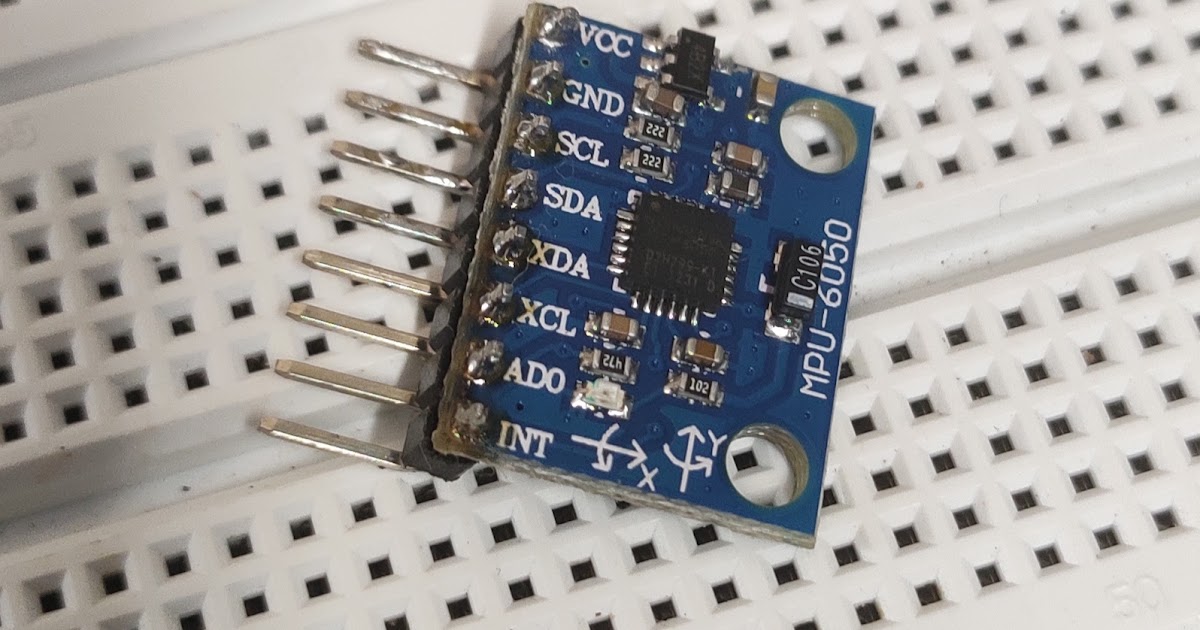 Imu 6050 6 Axis Sensor Interphase With Arduino