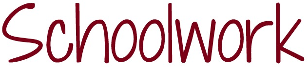 Life As Kim: This week my Word of the Week is: Schoolwork! #WotW