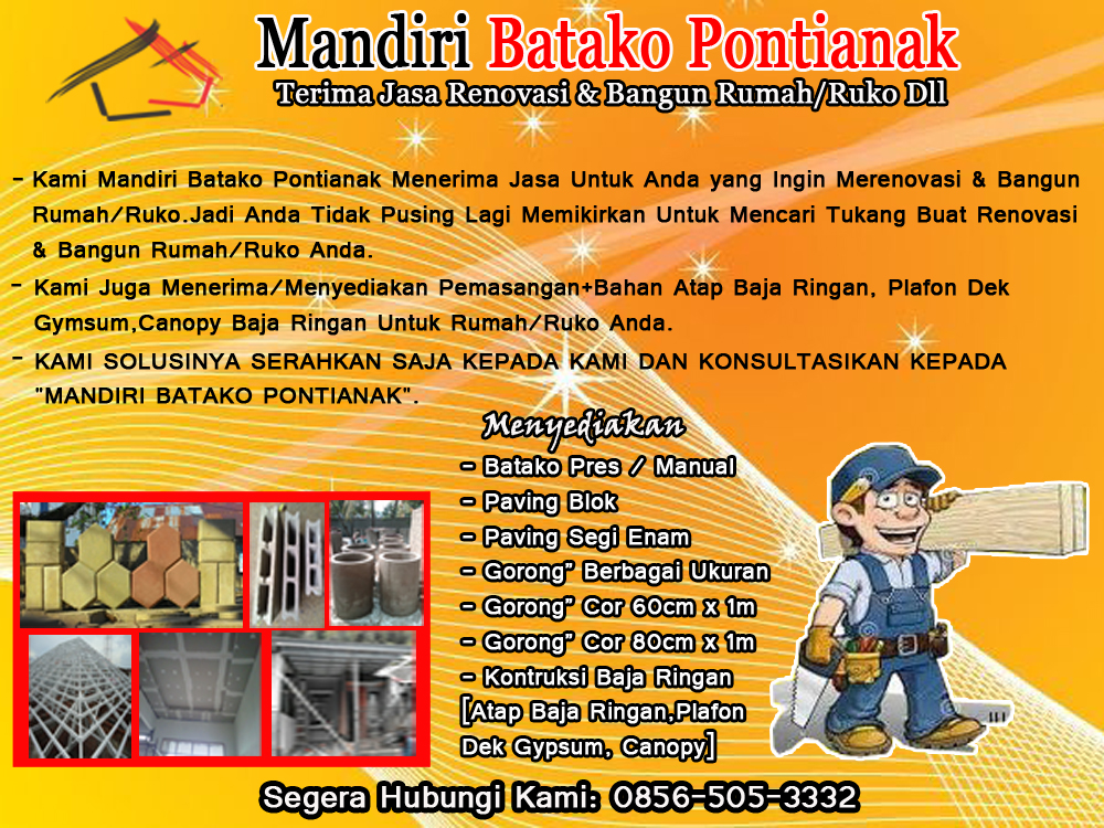 Mandiri Batako Pontianak ~ Mandiri Batako Pontianak