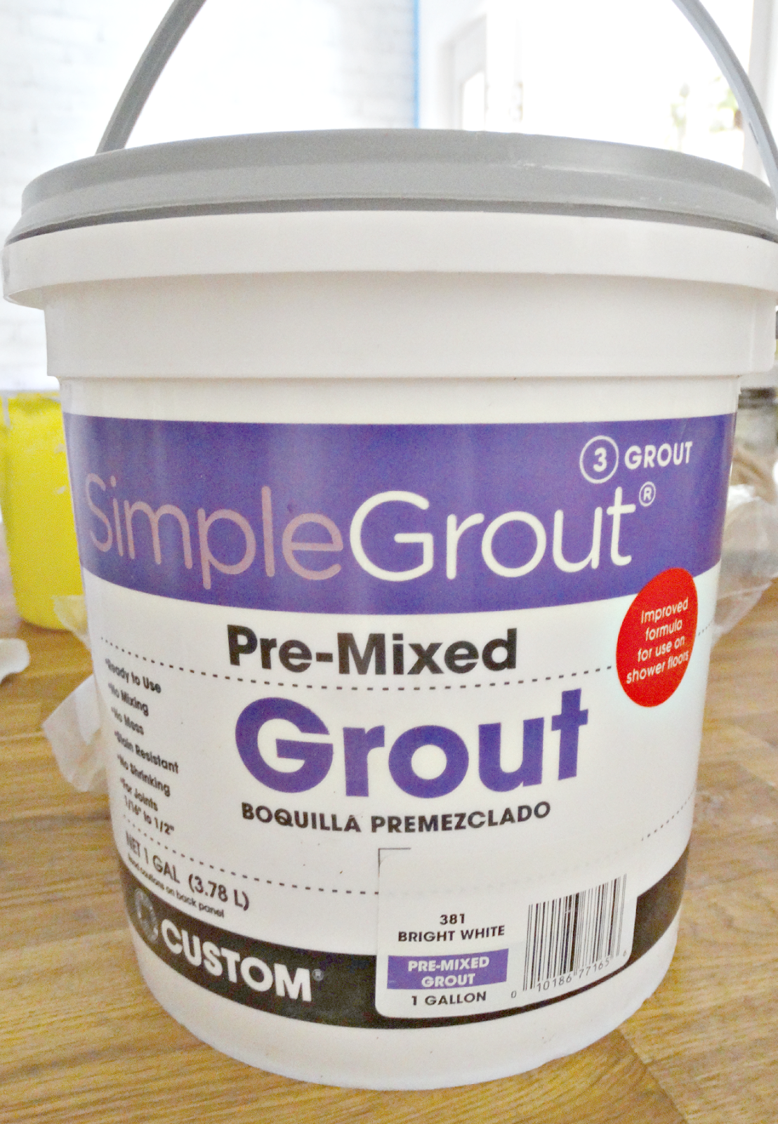 French Farmhouse Faux Brick Wall - Junk Chic Cottage