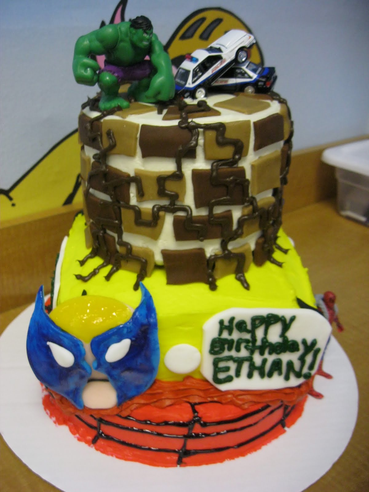 Jessica Alvey Cakes: Super Birthday, Ethan!