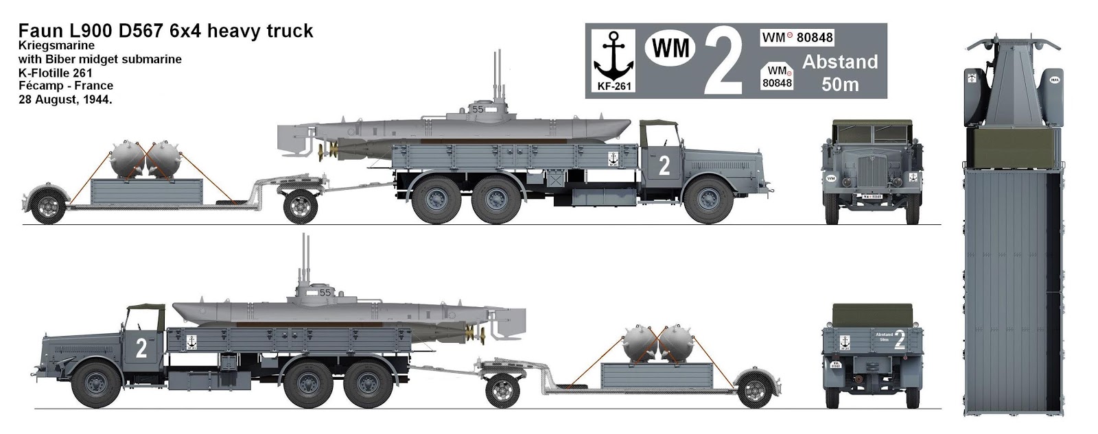 Panzerserra Bunker- Military Scale Models in 1/35 scale: Faun L900 D567 ...