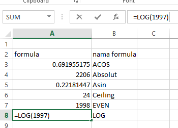 Fungsi Matematika dalam Microsoft Excel dan Cara Penggunaannya - NeicyTekno