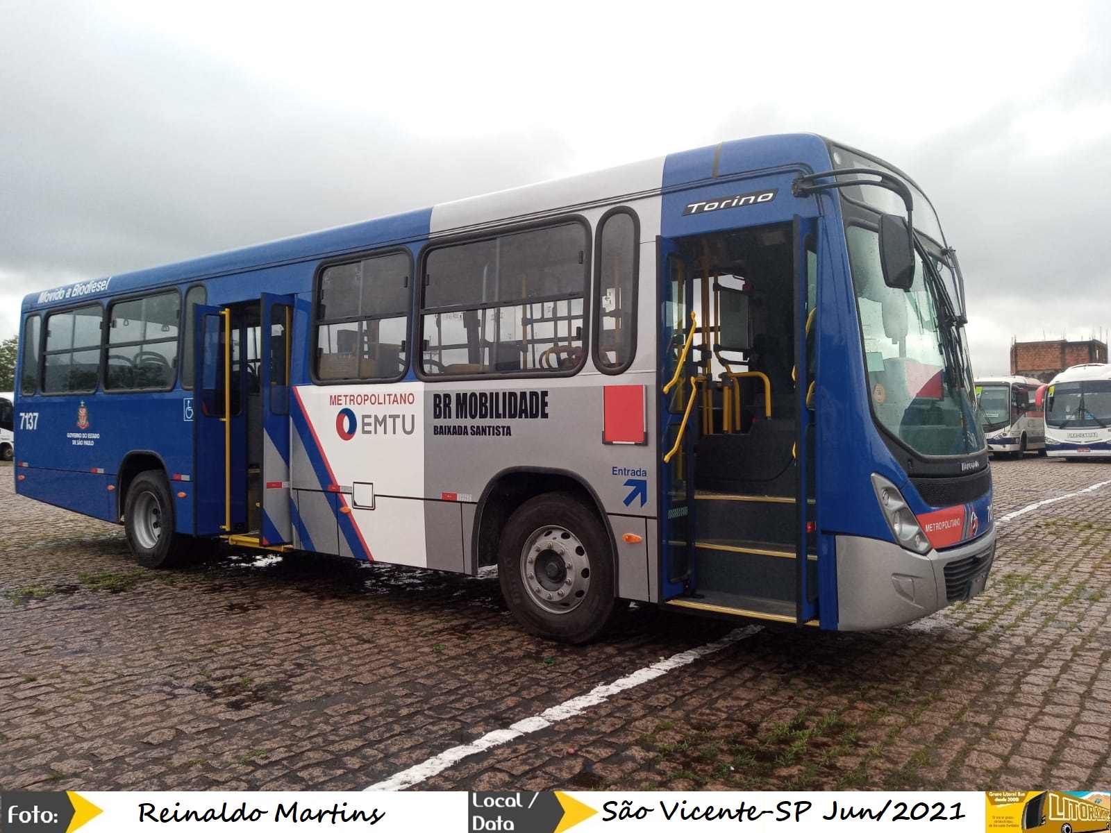 LitoralBus 11: BR Mobilidade BS 7137 - Ônibus Novo