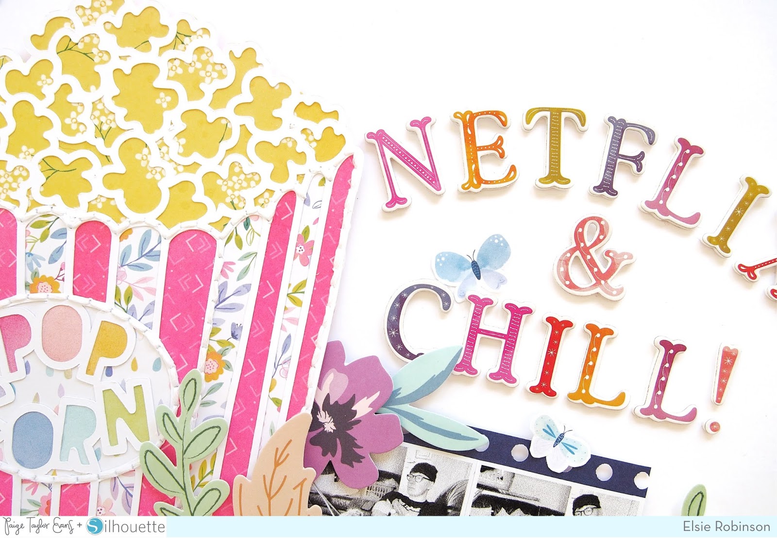 Popcorn Layout by Elsie Robinson | Paige Taylor Evans