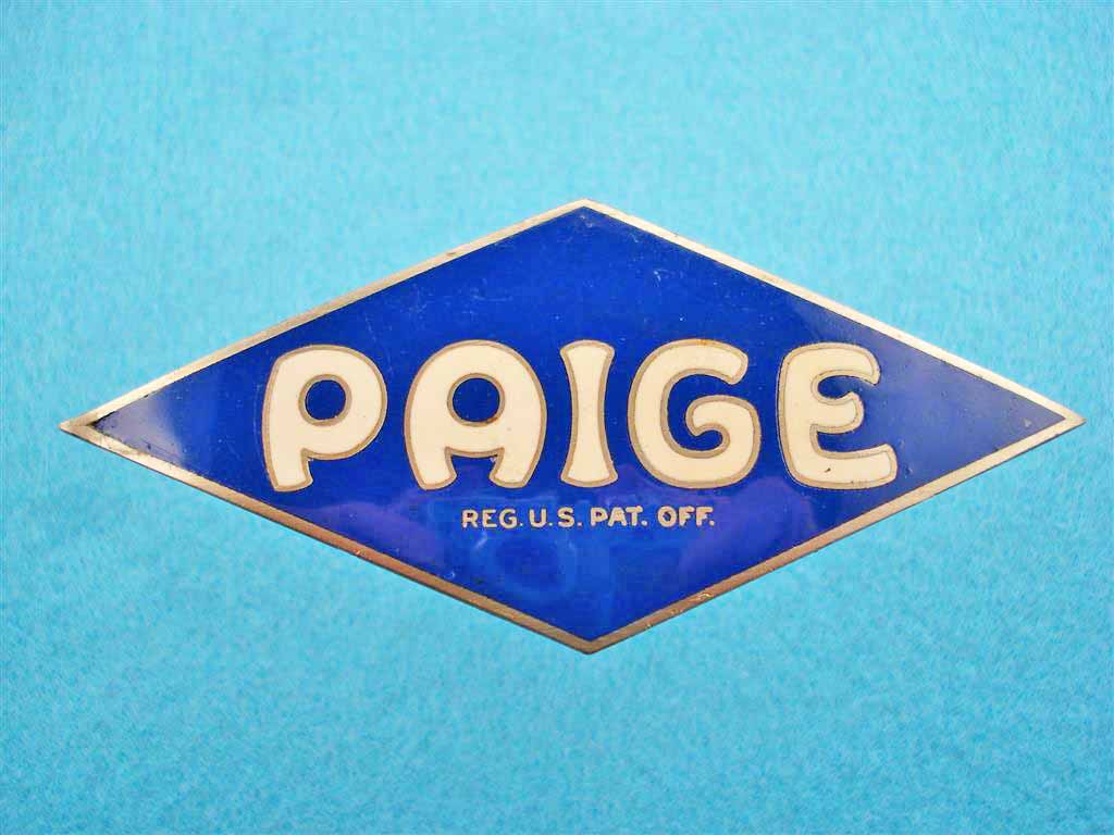 American Auto Emblems: PAIGE-DETROIT/PAIGE