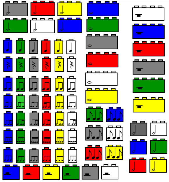 Elementary Music Resources: LEGO Rhythms