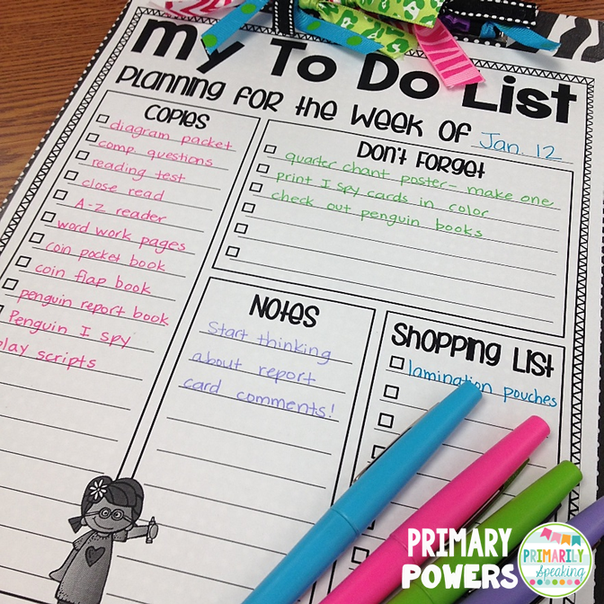 Primary Powers: Organize That To Do List!