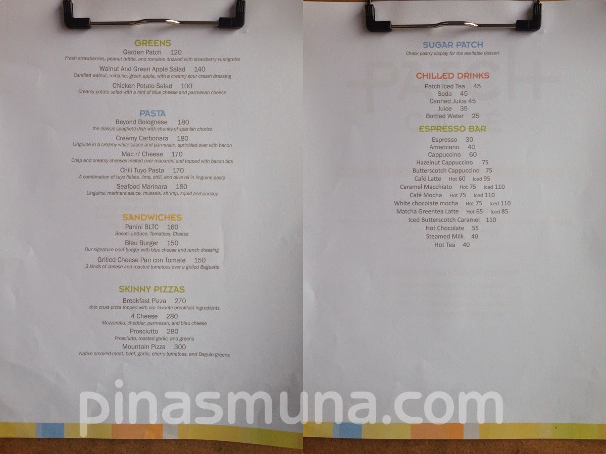 New Restaurant in Baguio: Patch Cafe