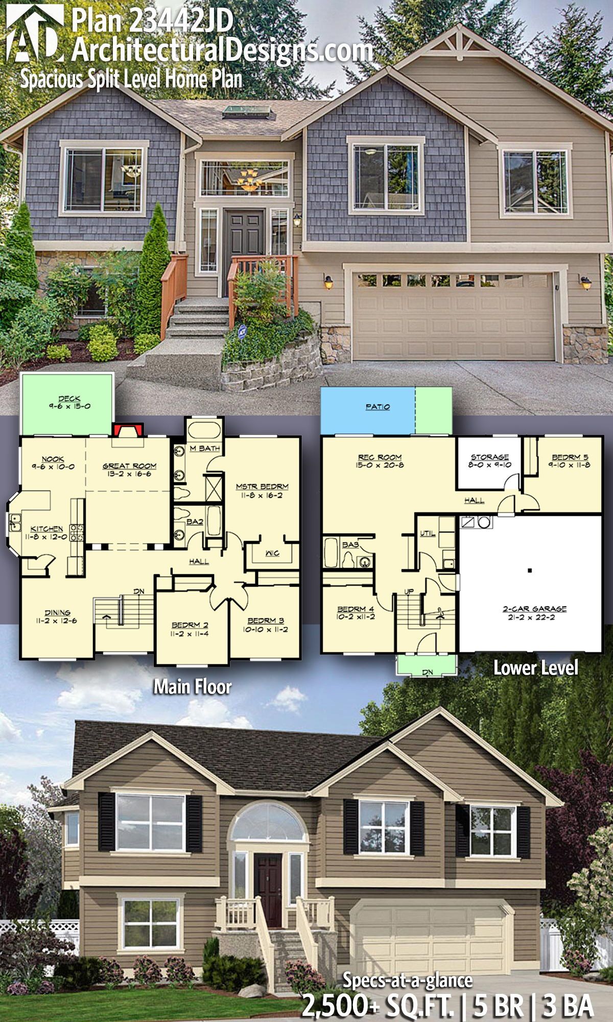 Split Level House Plans - Home Decor