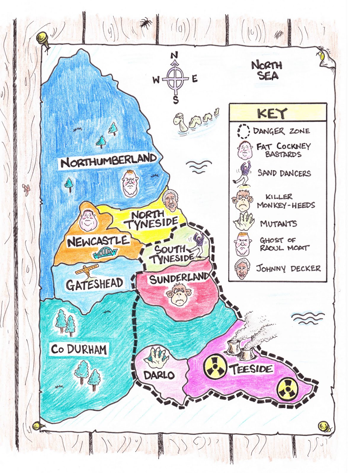 Geordie Art: August 2011