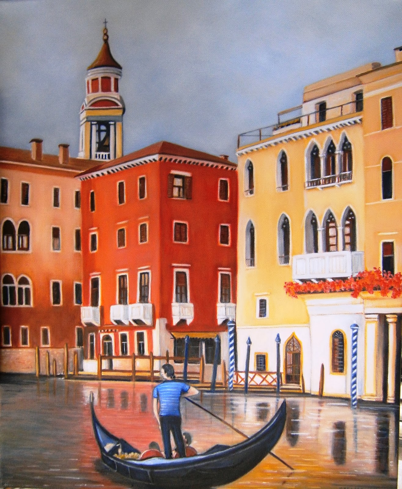 MYSTELIOSART & PAINTING BLOG: BΟΛΤΑ ΜΕ ΓΟΝΔΟΛΑ ΣΤΗΝ ΒΕΝΕΤΙΑ