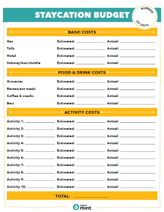 How to plan the ultimate staycation (with printables) |Keeping it Real