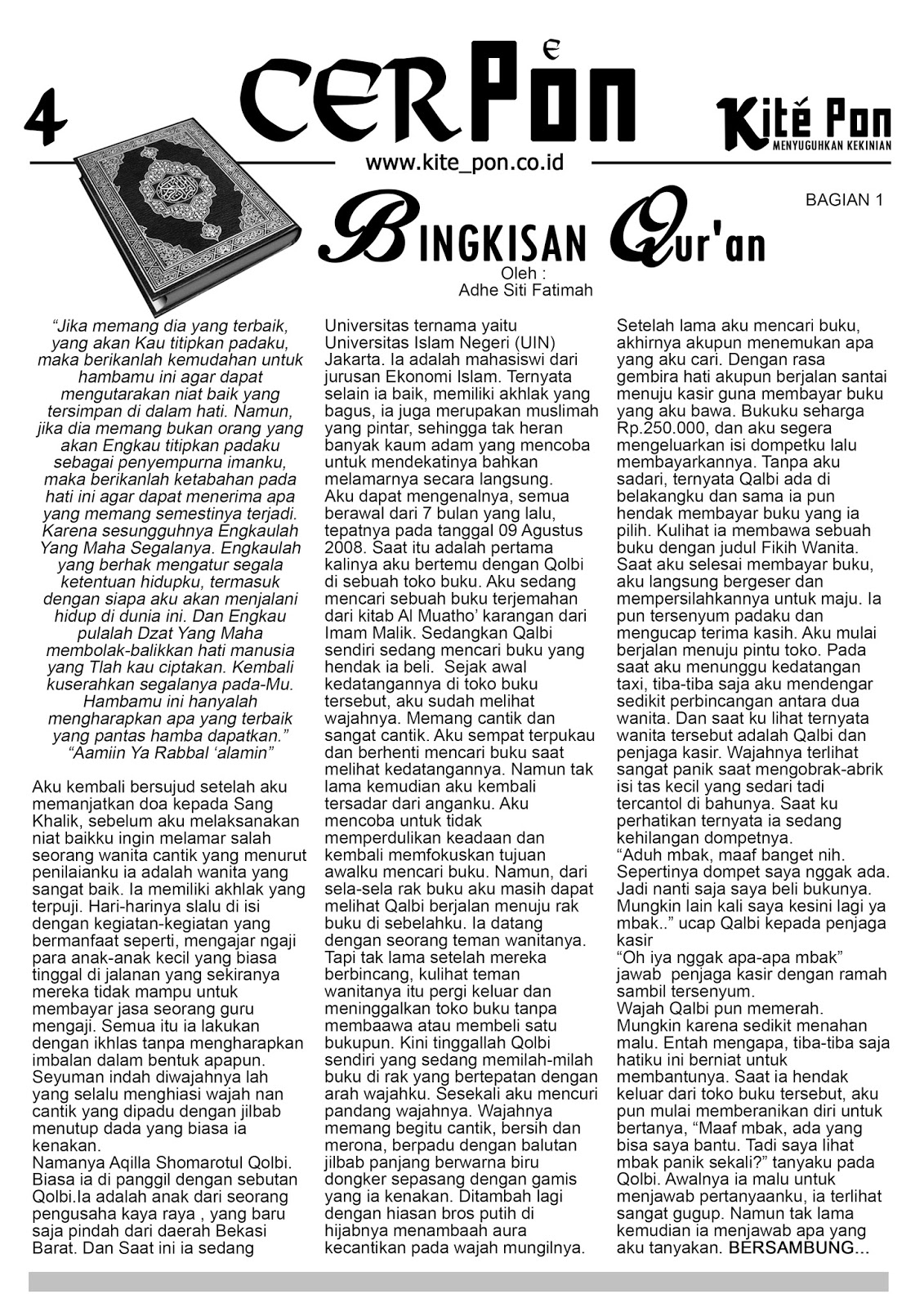 Contoh Desain dan Layout Koran/Majalah Sederhana (Tugas Jurnalistik ...