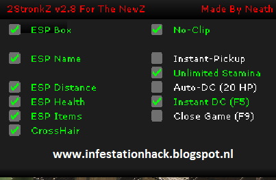 Infestation the newz hack