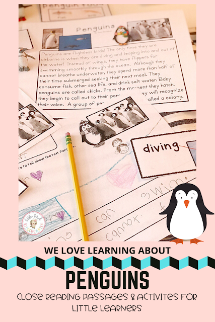 Winter Close Reading for Little Learners & A Sweet Note - Little Bird ...