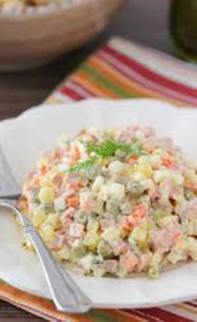 Russian Salad Recipe - Yummy Traditional