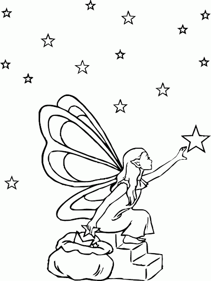 Mewarnai Aneka Gambar Ibu Peri - Contoh Anak PAUD